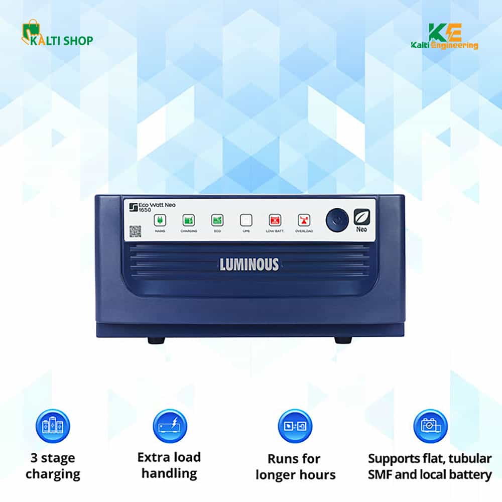 Luminous IPS Eco Watt Neo 1650 Price in Bangladesh | Square wave ...
